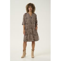 Cream Kleid Straight fit animal