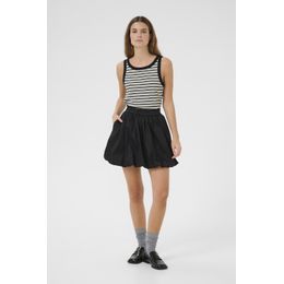 Karen Simonsen Jerseytop Slim fit Ova black stripe black white