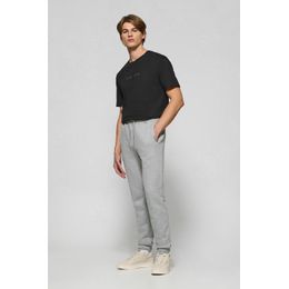 Jogginghose grau meliert mit Polo Club Details