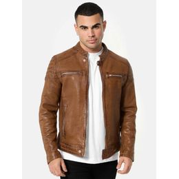 Tazzio Herren Lederjacke