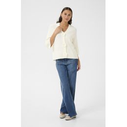Kaffe Strickjacke Loose fit white