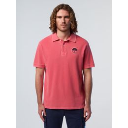 North Sails Polohemd Mit pigmentgef&auml;rbtem Finish