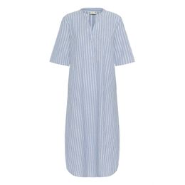 Kaffe Kleid Casual fit EbbAndFlow Mel./Chalk Stripe blue white