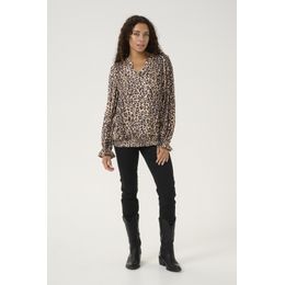 Culture Langarm-Bluse Relaxed fit Leopard