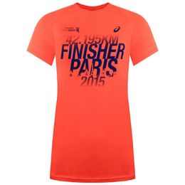 Puma Asics Finisher Paris 2015 Damen Orange T-Shirt