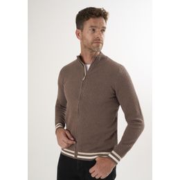 Strickjacke Strickjacke Mit Durchgehendem Rei&szlig;verschluss