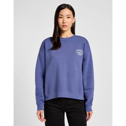 Lee - Rundhalspullover Surfblau