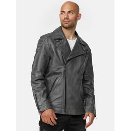 Tazzio Herren Lederjacke Biker-Look