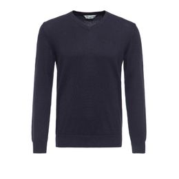 Way of Glory Herren Way of Glory Herren Pullover mit V-Ausschnitt navy