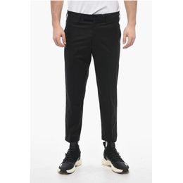 Neil Barrett JAMIE Hose mit normaler Taille und schmaler Passform in Schwarz