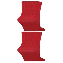 Sock Snob - 12 Paires Chaussettes Enfants Unies | Chaussettes Coton Ecole - Rouge
