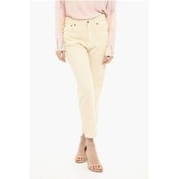 Woolrich 5-Pocket-Hose aus Baumwolltwill in Beige