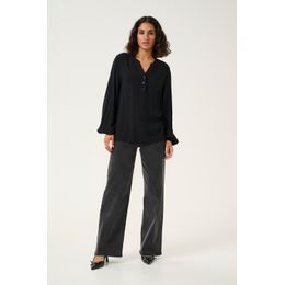 Kaffe Langarm-Bluse Loose fit Black