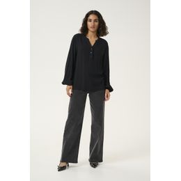 Kaffe Langarm-Bluse Loose fit Black
