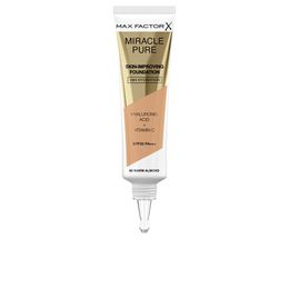 Max Factor Miracle Pure Hautverbessernde Grundierung 24h Feuchtigkeit Spf30 #45-warme Mandel 30 ml