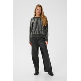 Kaffe Strickpullover KAbitzy Strickpullover Loose fit animal
