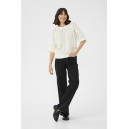 Kaffe Strickpullover Loose fit white