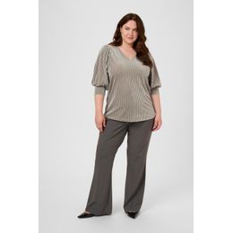 Kaffe Langarm-Bluse KCcacanna Langarm-Bluse Regular fit grey