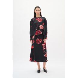 Inwear Langarm DAWNIW Langarm Lockere Passform black red