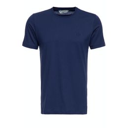 Way of Glory Herren Way of Glory Herren Premium Basic T-Shirt mit klassischem Rundhals navy