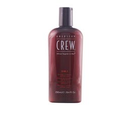 American Crew Crew 3 in 1 Shampoo, Conditioner & Duschgel 250 ml
