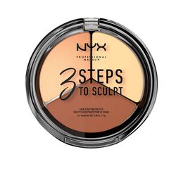 NYX 3 Steps To Sculpt Face Sculpting Palette #light 5 gr