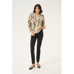 Kaffe Strickpullover Loose fit cream