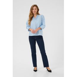 Kaffe Langarm-Bluse Regular fit Soft Chambray blue