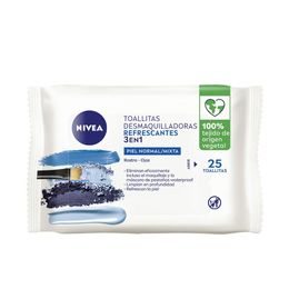Nivea Erfrischende 3-in-1-make-up-entfernungst&uuml;cher, 25 Stk