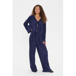 Saint Tropez Strickjacke ZuniSZ Strickjacke Gerade Passform dark blue