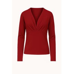 Chilli Pepper &ndash; Lang&auml;rmliges Wickeltop aus nachhaltigem Stretch-Jersey