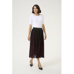 Kaffe Rock Regular fit Wine tasting/Black Deep Stripe black red