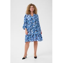 Kaffe Kleid Regular fit blue multi