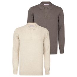 Pullover Pullover Mit Polo-Kragen 2Er-Pack