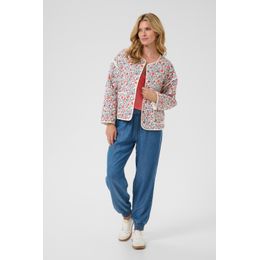 Cream Jacke Baggy fit Porcelain Rose Flower multicolour