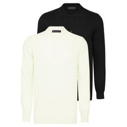 Pullover Pullover Mit Polo-Kragen 2Er-Pack