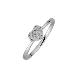 Lyomi Ring 585/- Wei&szlig;gold 13 synth. Diam. 0,15ct.