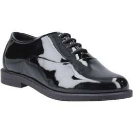 Hush Puppies Nellie Lackleder M&auml;dchen Schwarz Oxford Schuhe