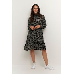 Kaffe Kleid Loose fit black white
