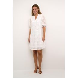 Culture Kleid mit entspannter Passform white