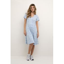 Kaffe Kleid Regular fit blue white
