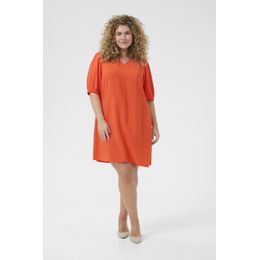 Kaffe Kleid A-shape red
