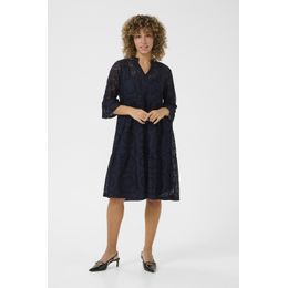 Cream Kleid A-shape Navy Blazer navy