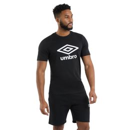 Umbro - T-Shirt f&uuml;r Herren (Brillantes Wei&szlig;/Schwarz)