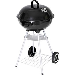 Holzkohlegrill Tepro "Kugelgrill Key West", schwarz, B:52cm H:80cm T:44cm, Grills, Grillfl&auml;che &Oslash;: 41,5 cm