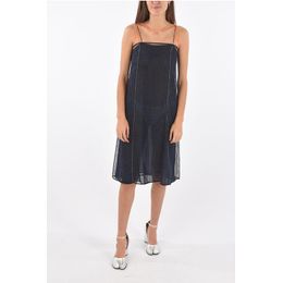 Maison Martin Margiela MM1 &Auml;rmelloses Netzkleid in Blau