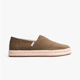 Toms Shoes Toms Alpargata Rope 2.0 Herren Espadrilles Olivgr&uuml;n