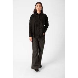 Soaked in Luxury Langarm - Hemd SLJoa Lockere Passform black