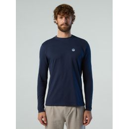North Sails T-shirt Long-sleeved with logo patch
