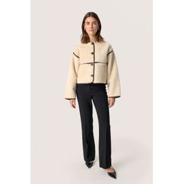 Soaked in Luxury Jacke Gerade Passform Turtledove cream